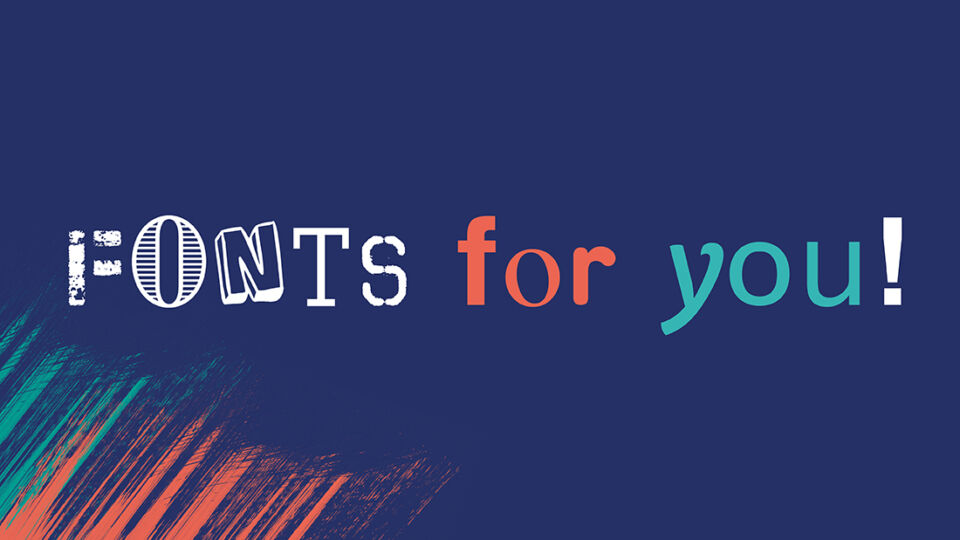 Fonts for you! - Yebo Design